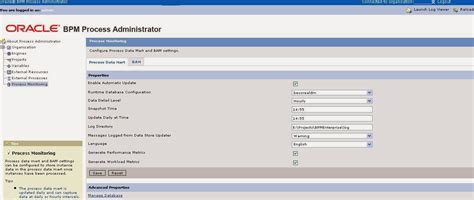 Bpm Blog Oracle Bpm Configuring Bam Process Administrator And Database