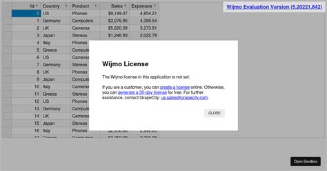 Flexgrid Sample Browser Langauge Specific Culture 5 20221 842 Codesandbox