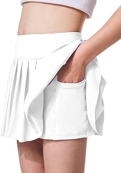 Grblisyd Girls Athletic Skort High Waisted Golf Skorts With Pocket