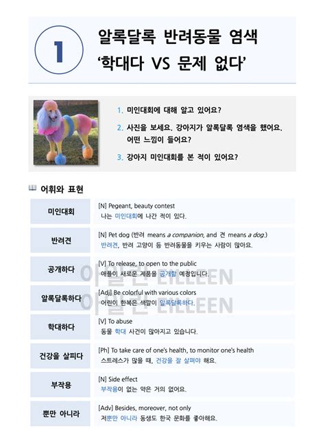 한국어 교사를 위한 한국어 토론 수업 1탄 크몽