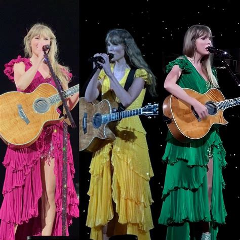 Taylor Swift Eras Tour On X Green Dress For Surprise 43 Off