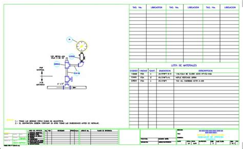 Pressure Indicator Autocad Dwg File
