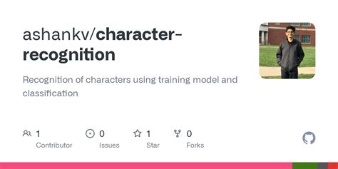 GitHub Ashankv Character Recognition Recognition Of Characters Using Training Model And