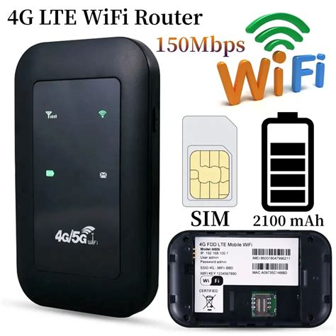 All Sim Wifi Router Router Wifi 4g Avec Carte Sim Uqjfk