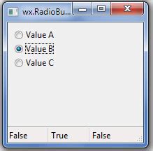 Wxpython Widgets Wx RadioButton Tutorial