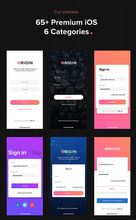 Origin Mobile UI Kit For IphoneX On Behance