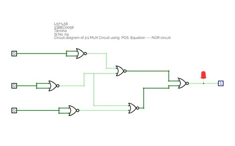Circuitverse 21 Mux Circuit Nor Circuit
