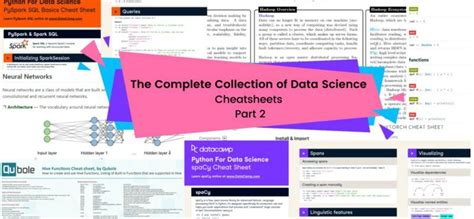 Data Science Cheatsheets Part 2 Dr Ganapathi Pulipaka Posted On The Topic Linkedin Data Science Cheatsheets Part 2 Dr Ganapathi Pulipaka Posted On The Topic Linkedin