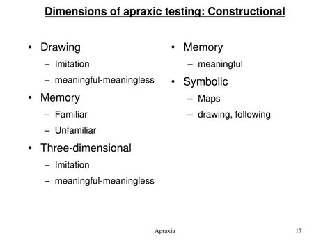Ppt Apraxia Powerpoint Presentation Free Download Id 363535