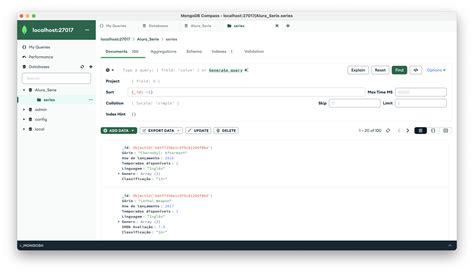 Sugestão Sugestão Mongodb Compass Ui Atualizado Mongodb