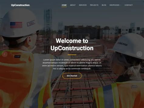 bootstrap construction website templates bootstrapmade