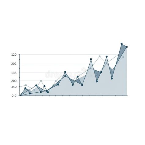 line graph displays data on a grid horizontal axis x axis shows time
