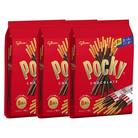 Pocky Chocolate Covered Biscuit Sticks Pack Of 3