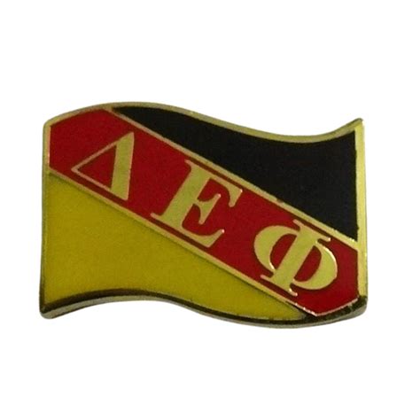Delta Epsilon Phi Membership Pin Classic Logo High School