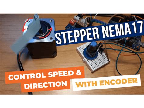 Stepper Motor Use Encoder To Control Speed And Direction