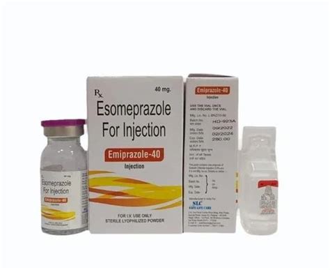 Esmoprazole 40 Mg Esomeprazole Injection Esomeprazole Injection 10ml Prescription At ₹ 18