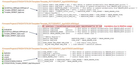 security how to adapt a user application to rot for stm32h7rs stm32mcu