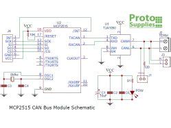 MCP2515 CAN Bus Interface Module ProtoSupplies