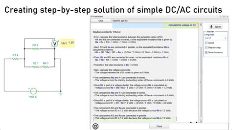 Creating A Quiz Using Ai And Creating Step By Step Solution Of Simple Dc Ac Circuits With