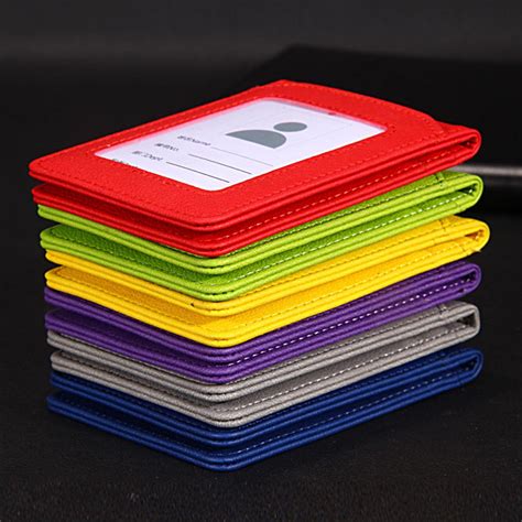 Badu Bg Пакет за лична карта Висококачествен Pu държач за карта Идентификационна карта на