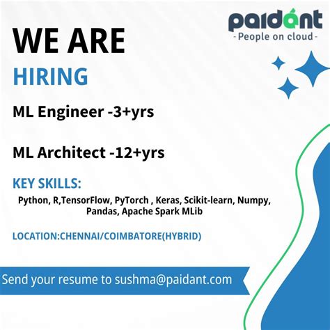 Hiring Aiinnovation Machinelearningjobs Airecruitment Techhiring Mltalent Aiengineers
