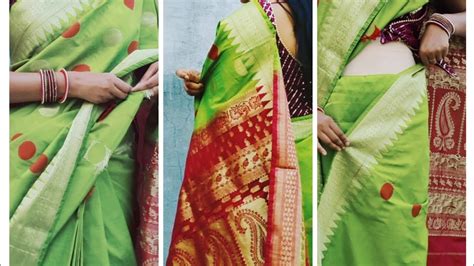 Saree Draping Tutorial Step By Step For Beginners Saree Draping Hack Open Pallu Saree Draping