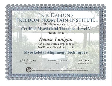 Certificate Wall