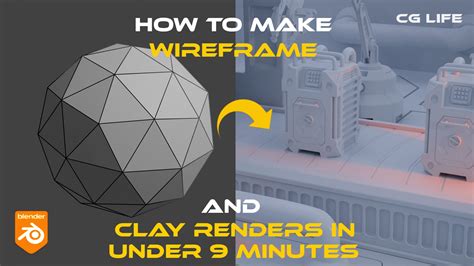 How To Render A Wireframe In Blender Blender Tutorial Youtube Images