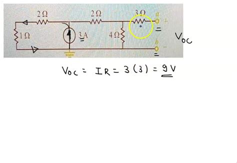 SOLVED 4 Given A Circuit Below That With An Open Terminal For