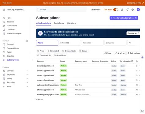 Laravel Ecommerce Saas Subscription