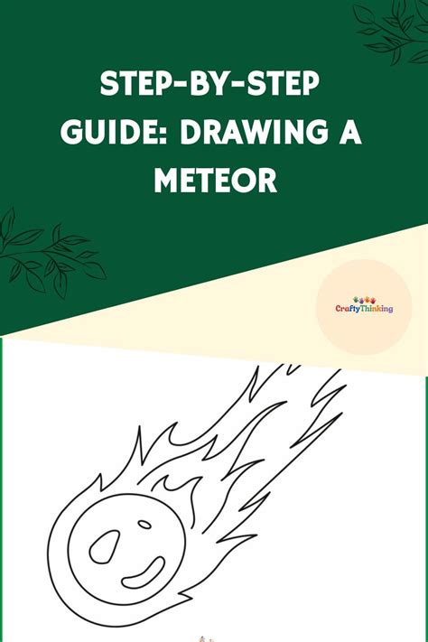 How To Draw A Meteor Step By Step With Free Meteor Printable Artofit