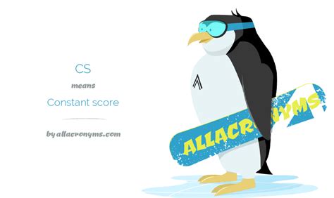 Cs Constant Score