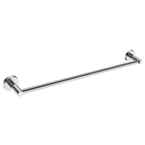 Misha Single Towel Rail 600 Brushed Nickel Beaumont Tiles