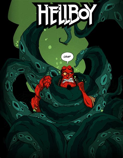 Hellboy Comic Concept Art