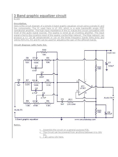 Cable Equalizer Circuit At Edward Padgett Blog