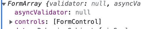 Angular Selector To Determine If Formarrays Controls Property Is A