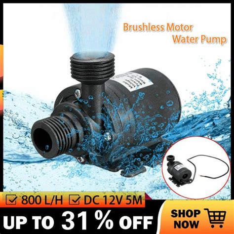 Ultra Quiet Mini Dc 12v Lift 5m 800lh Brushless Motor Submersible