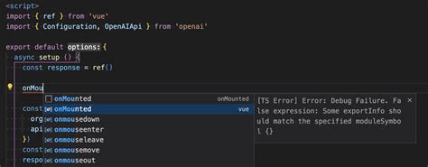 In Vue Components If A Symbol Is Imported From Vue Module Additional Imports Are Not Auto