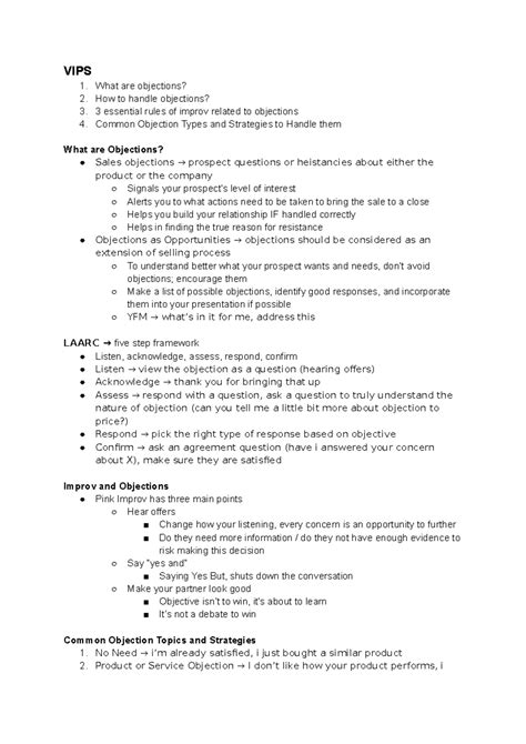 Rmt 307 Buyer Concern Ray Wimer Vips What Are Objections How To Handle Objections 3