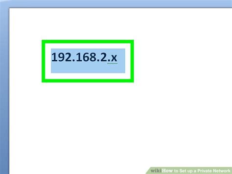 How To Set Up A Private Network Steps With Pictures