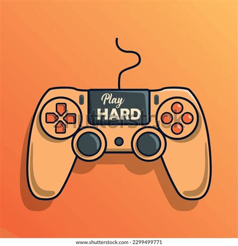 Joystick Controller Analog Joystick Game Pad Stock Vector Royalty Free