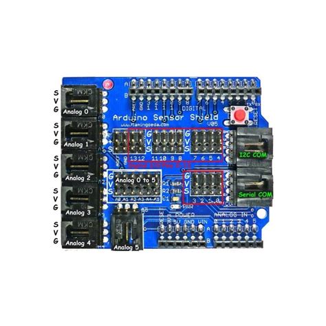 Scheda Espansione Sensor Shield V40 Arduino Compatibile