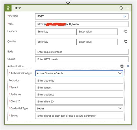 Azure How To Use Oauth 20 Authorization In Logic Apps