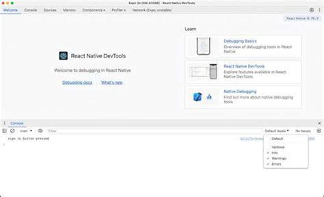 How To Logging In React Native Product Blog • Sentry