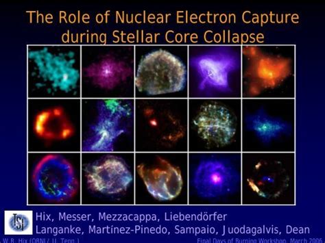 The Role Of Nuclear Electron Capture During Stellar Core Collapse