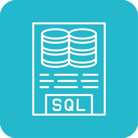 Icône De Sql Vecteur Premium