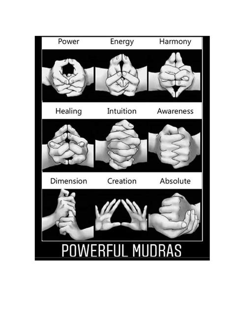 Powerful Mudras Etsy Uk