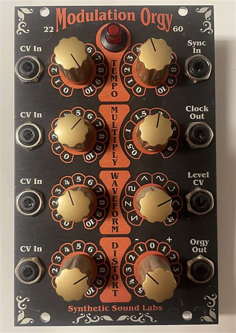 synthetic sound labs modulation orgy model 2260 reverb