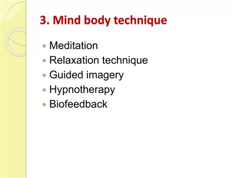Complementary And Alternative Treatment Modalities Pptx