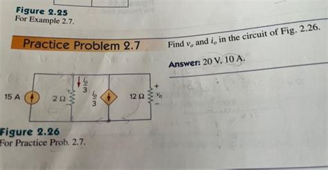Solved Practice Problem Find Vo And Io In The Circuit Of Chegg
